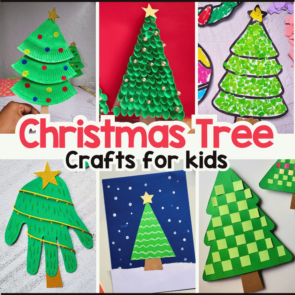 9 Christmas Tree Crafts for Kids