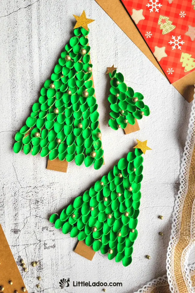 Pista Shell Christmas Tree - DIY Project