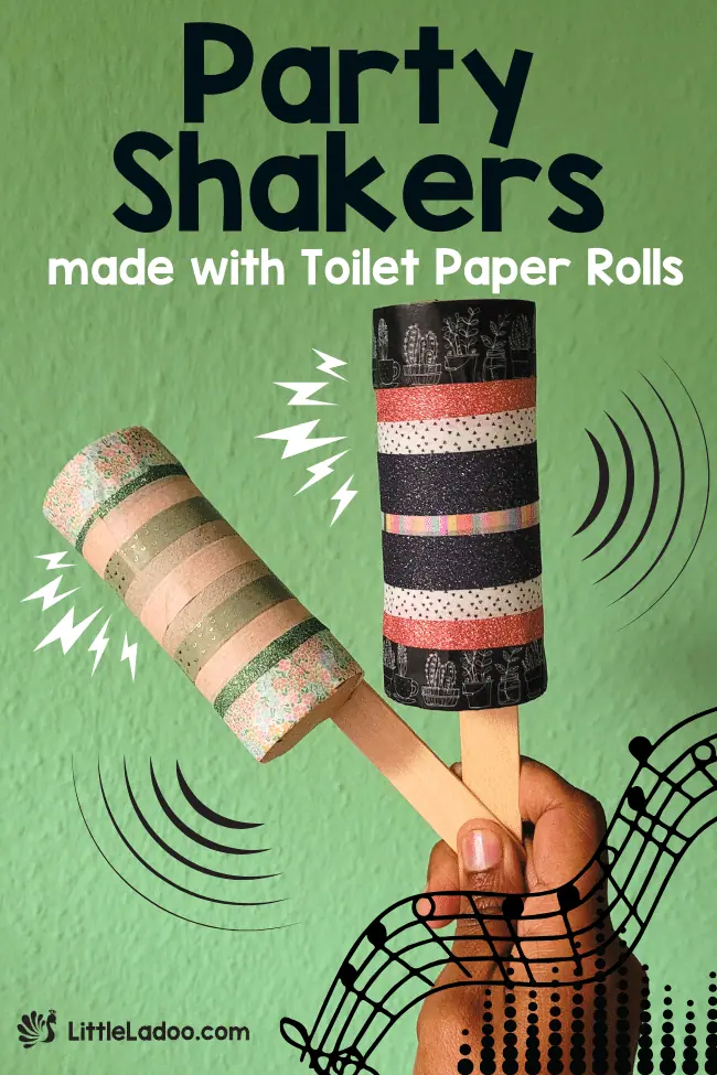 Toilet Paper Roll Party Shaker - Easy DIY Project