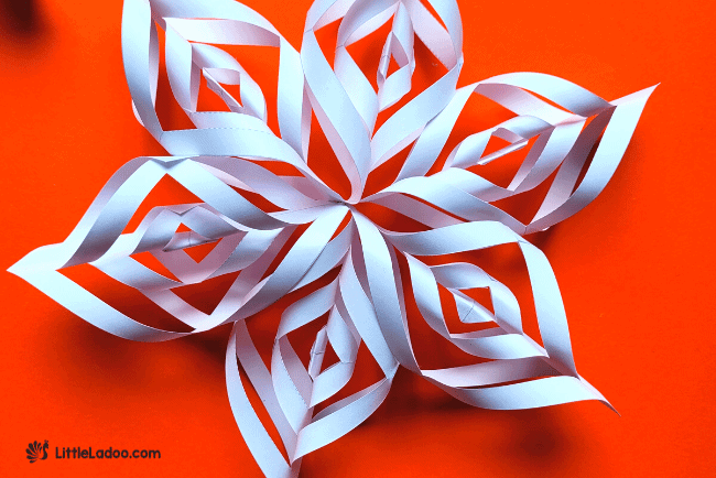 3D Paper Snowflake