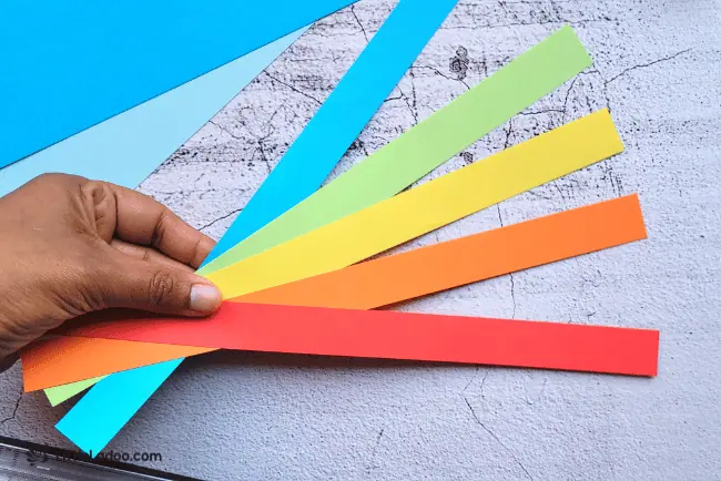 Paper Strip Heart Craft