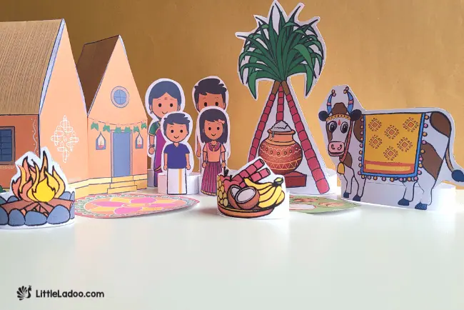 Pongal Activities for kids - Little Ladoo