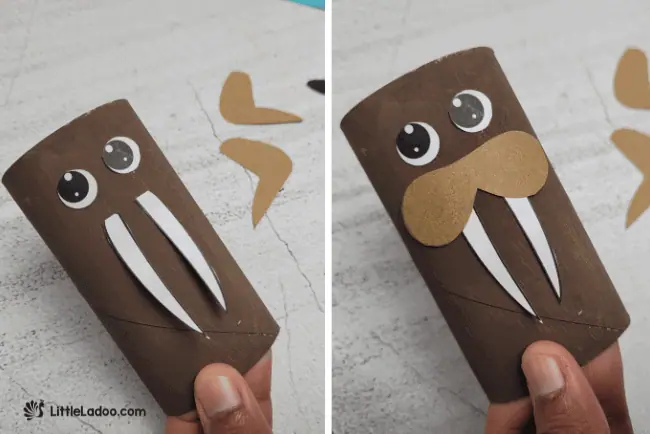 Toilet Paper Roll Walrus {Free Template}