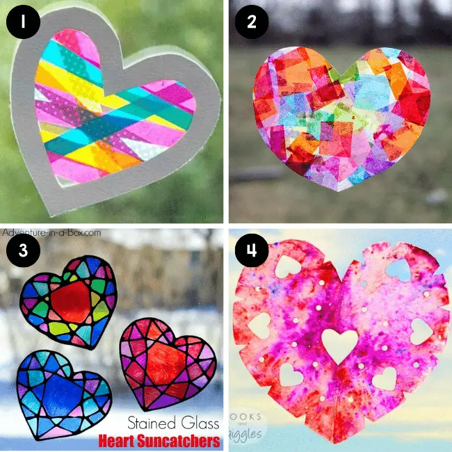 44 Easy Heart Crafts for Kids