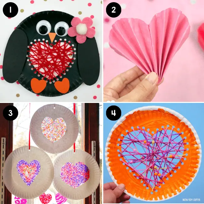 44 Easy Heart Crafts for Kids