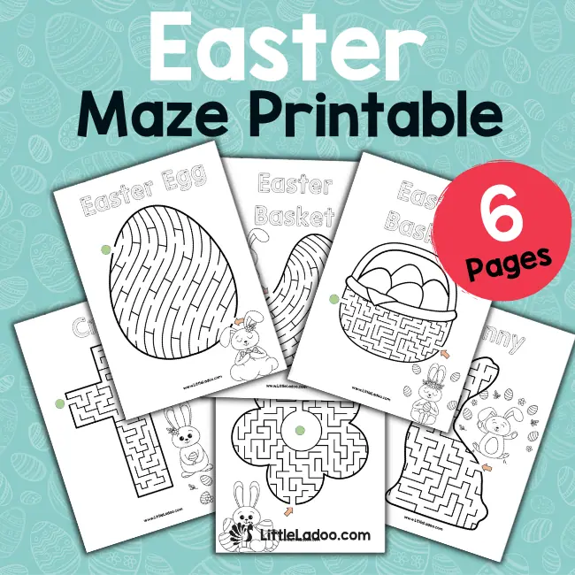 Maze Printable Archives - Little Ladoo