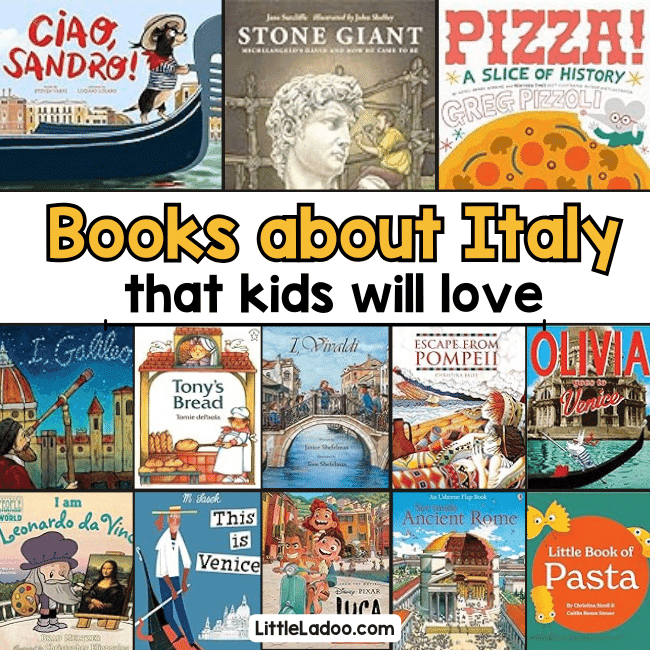 Books About Italy for Kids - 30+ Engaging Picture Books