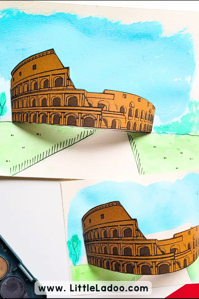 Colosseum Craft - Build a Pop-Up Monument with a Printable!