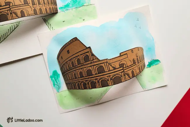 Colosseum Craft - Build a Pop-Up Monument with a Printable!