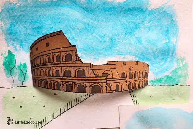 Colosseum Craft - Build a Pop-Up Monument with a Printable!