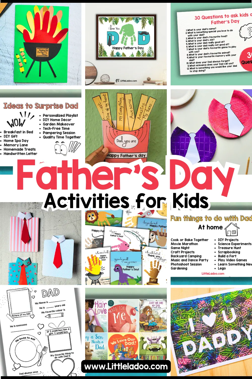 Father's day Activities for kids