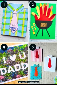 Father's Day French Fries Card {Free Template}
