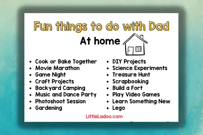 Father's day Activities for kids