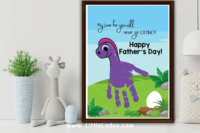 Father's Day Handprint Art Templates - 8 Designs