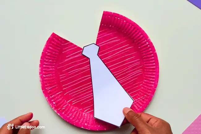 Paper Plate Shirt Craft {Free Template}