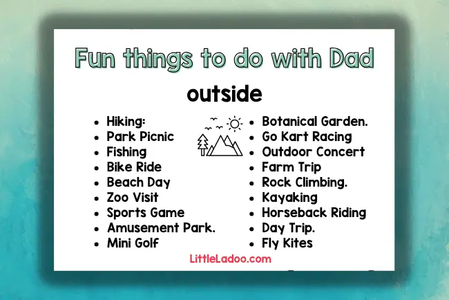 Father's day Activities for kids
