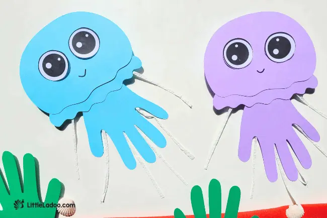 5 Summer Handprint Crafts {Free Templates for all}