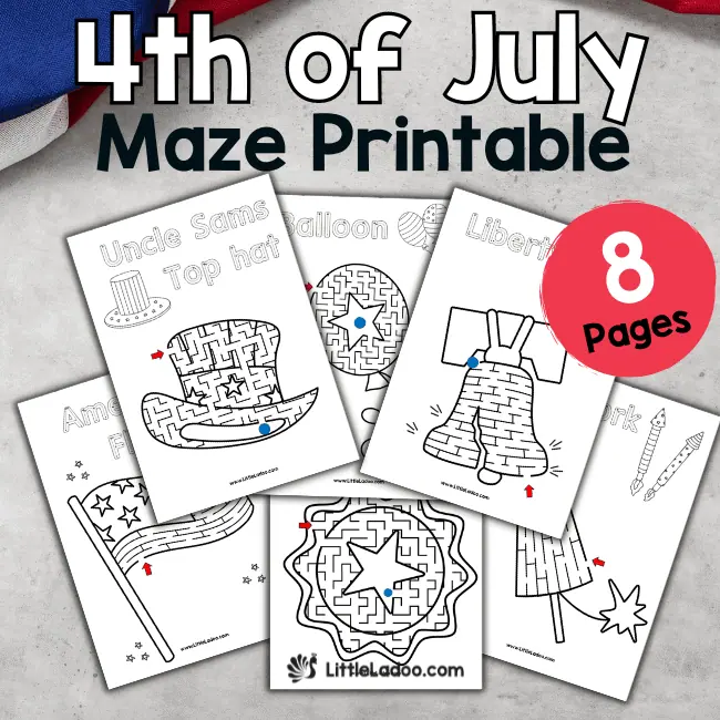 Maze Printable Archives - Little Ladoo