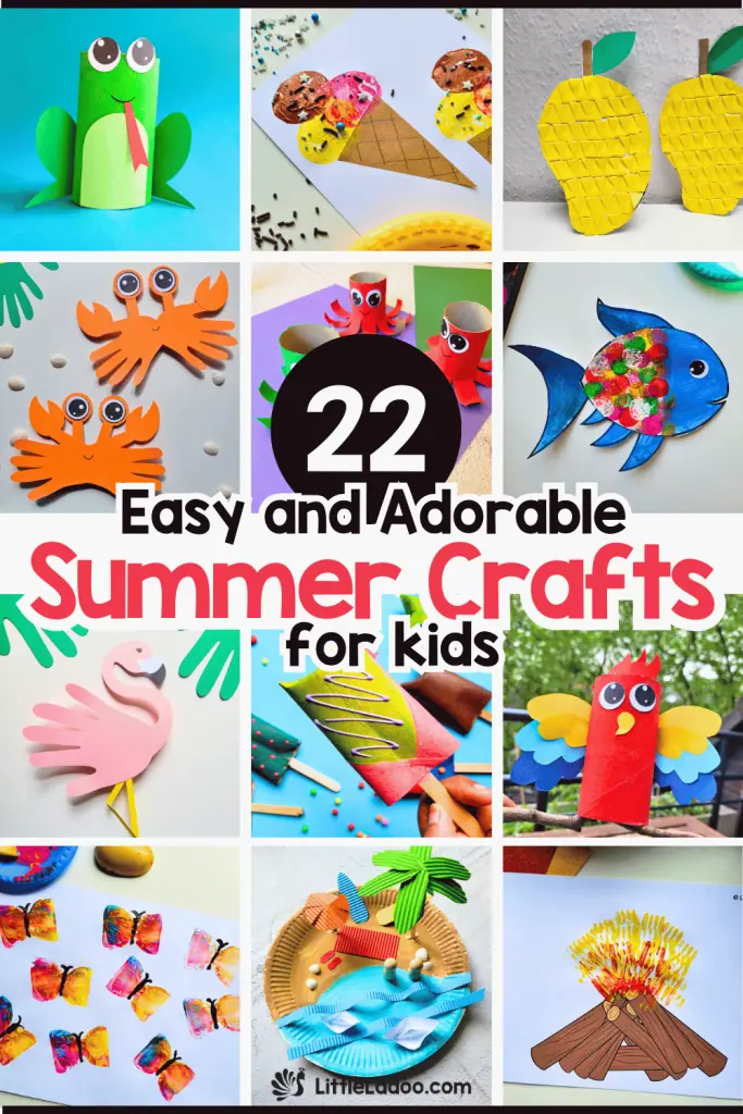 22 Easy Summer Crafts for kids