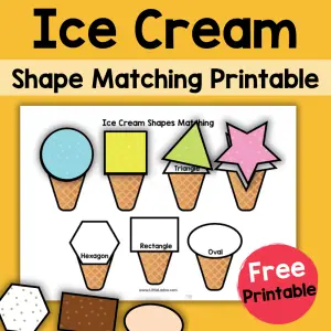 Ice Cream cone Craft { Free template }