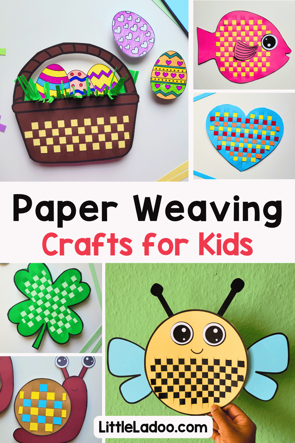 Paper Weaving Crafts for kids {Craft Templates for all}