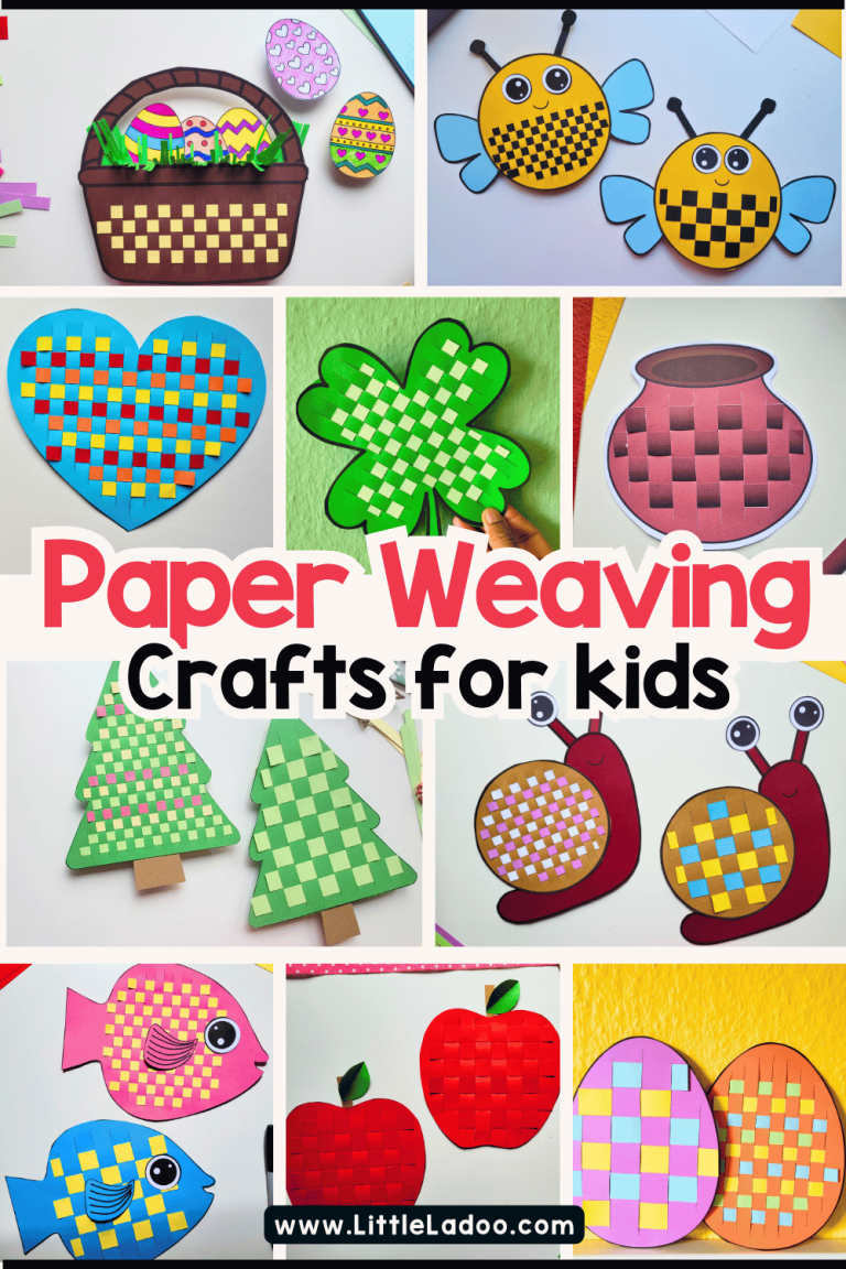Paper Weaving Crafts for kids {Craft Templates for all}