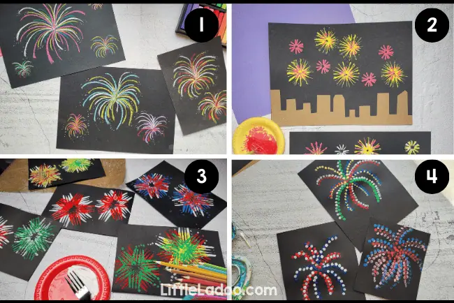 Firework Templates {Free Printable}
