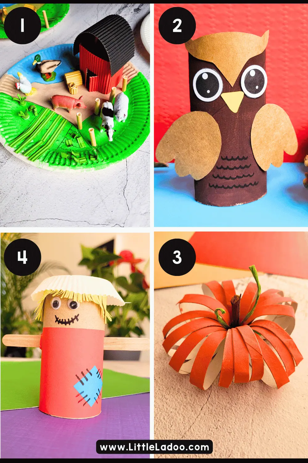 Fork Painted Fall Tree Craft {Free Template}