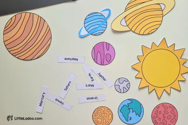 Planets Craft Printables