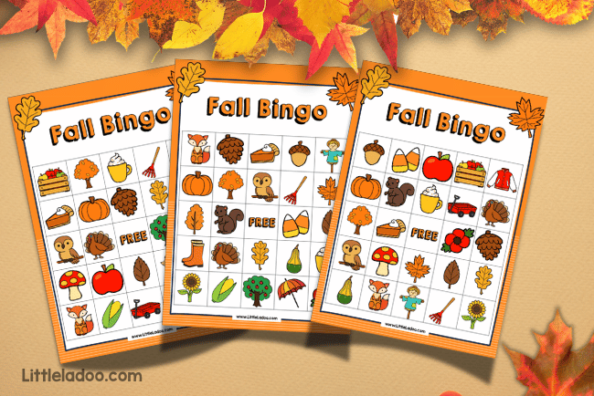 Fall Bingo {Free Printable}