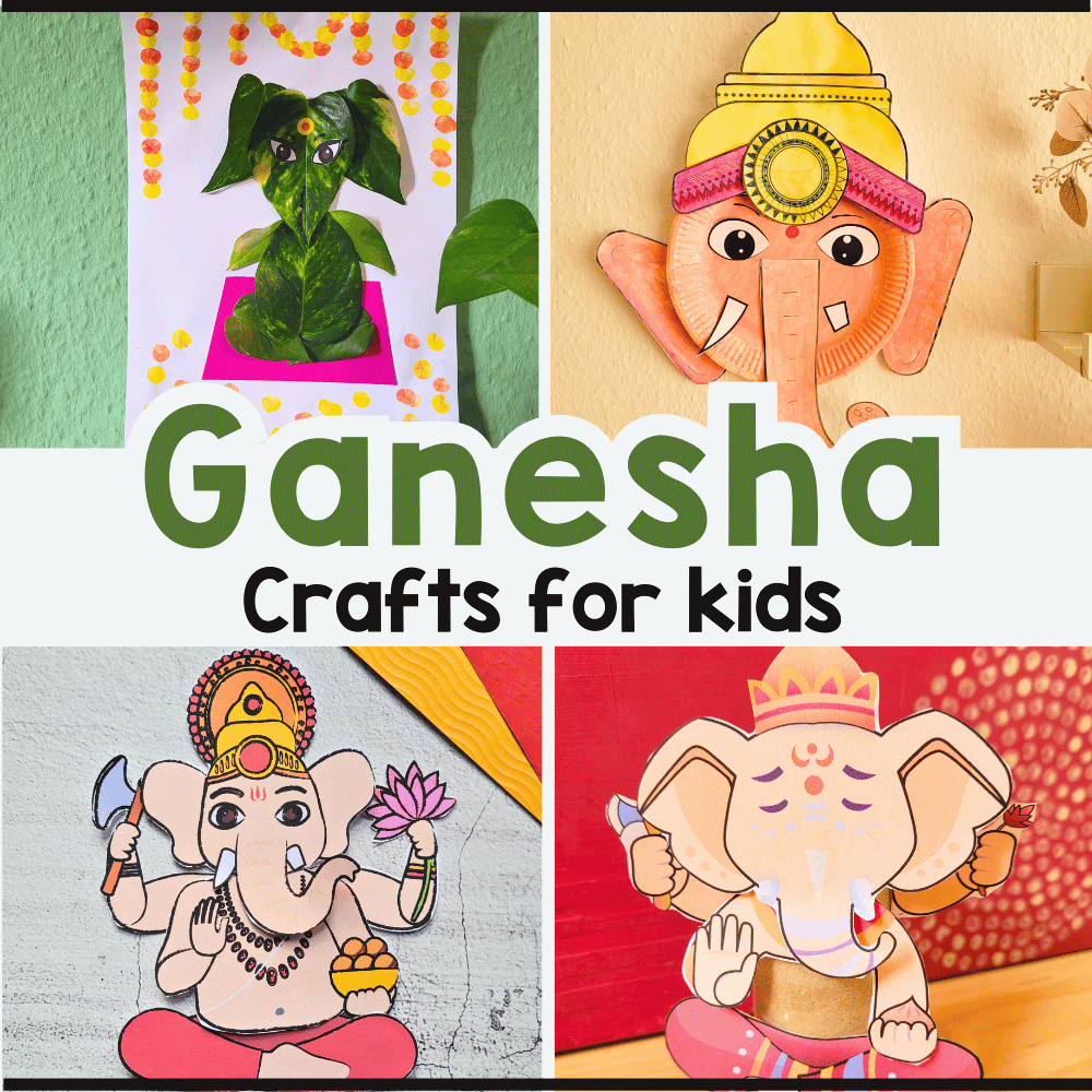 Ganesha Crafts for Kids - Ganesh Chaturthi Ideas