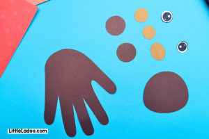 Handprint Bear Craft {Free Template}