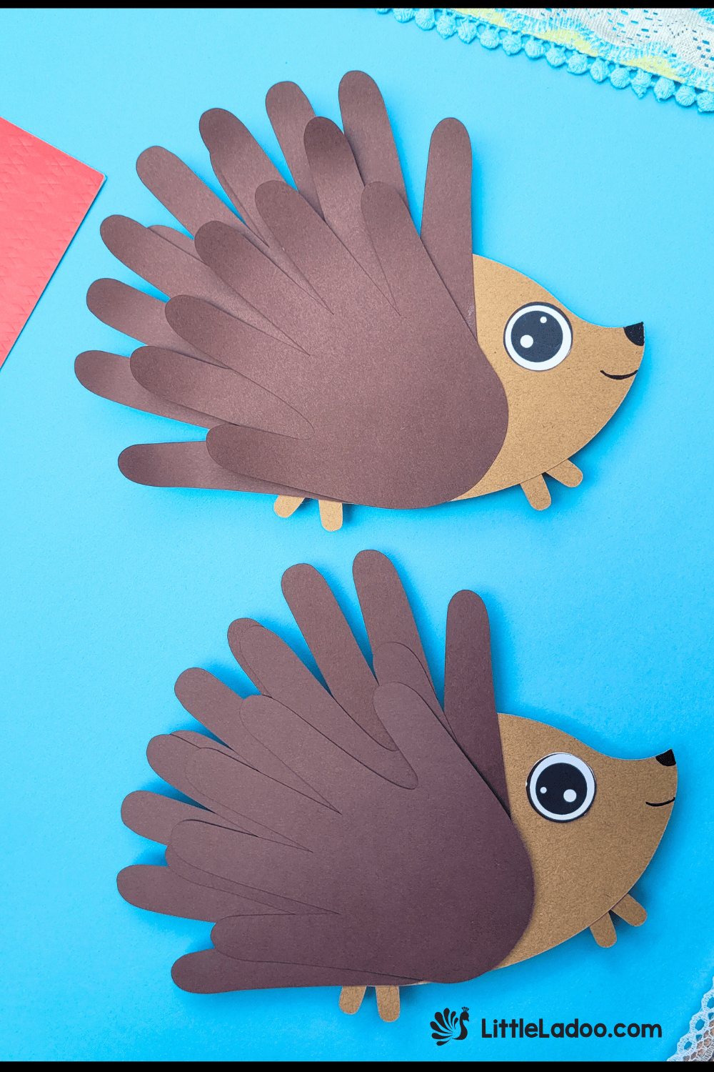 Handprint Hedgehog Craft {Free Template}