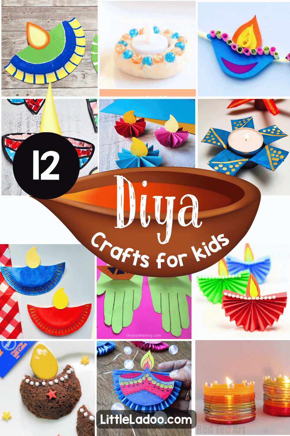 12 Easy Diya Crafts for Kids
