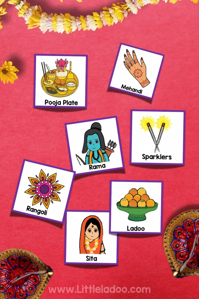 Diwali Bingo Printable for Classrooms and Diwali Parties!