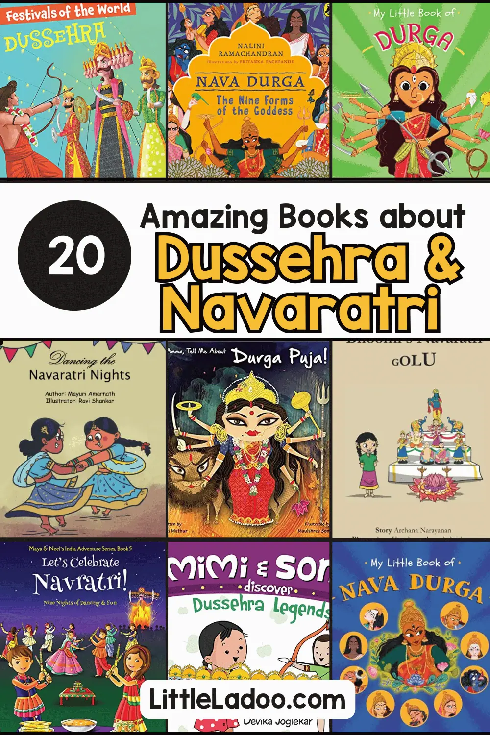 20+ Best Dussehra, Navaratri and Durga Puja Books for kids
