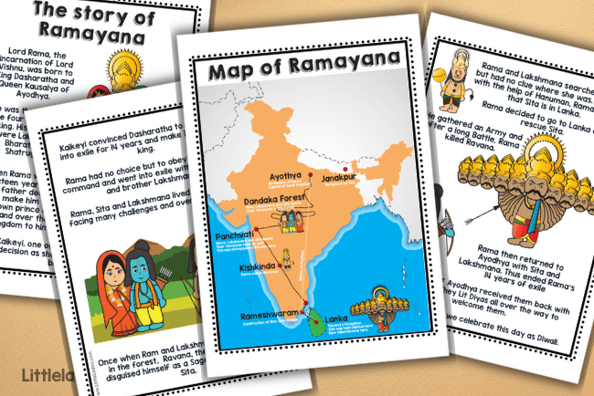Ramayana Activities for kids - Little Ladoo