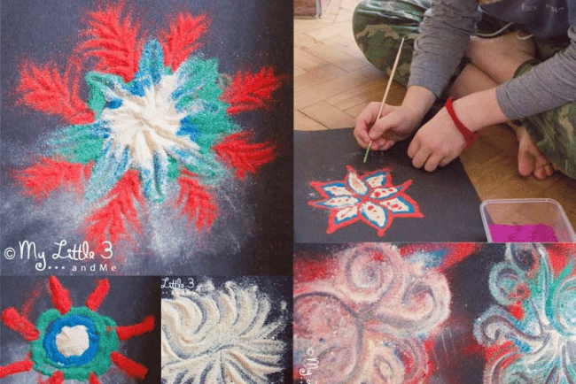 Rangoli Activities for kids