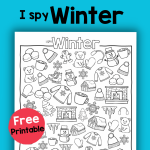 I Spy Winter {Free Printable}