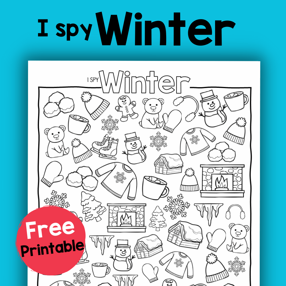 I Spy Winter {Free Printable}
