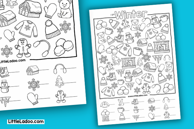 I Spy Winter {Free Printable}