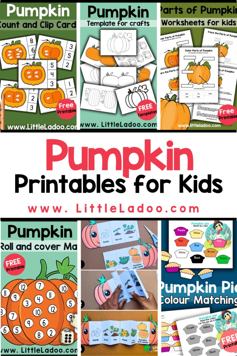 Pumpkin Printables for kids