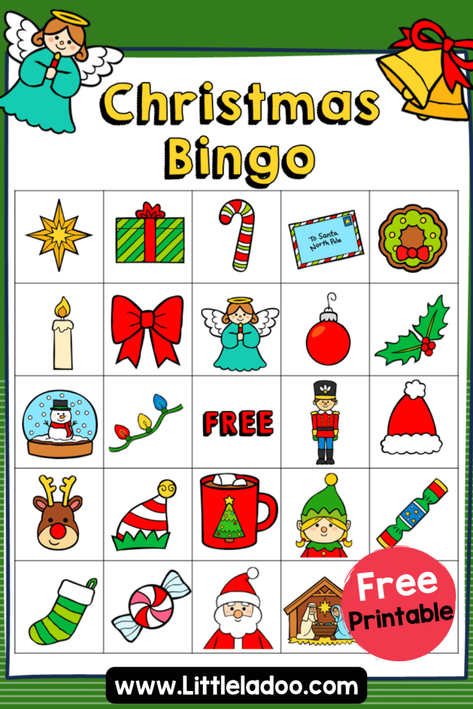Christmas Bingo {Free Printable}