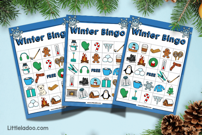 Winter Bingo {Free Printable}