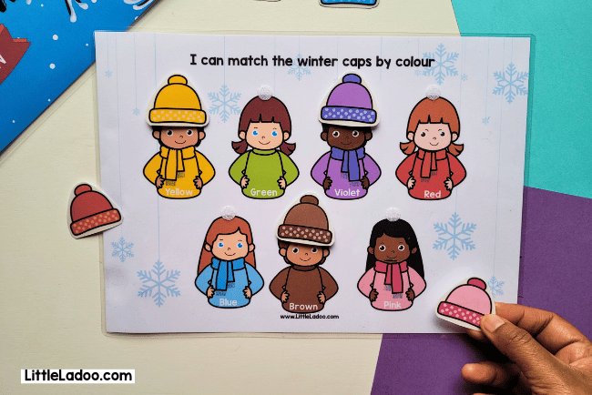 Winter Busy Book Printable