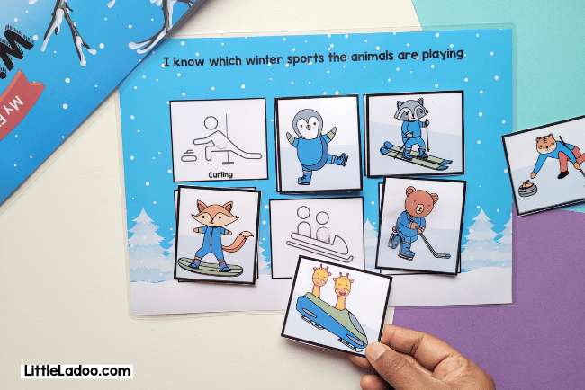 Winter Busy Book Printable
