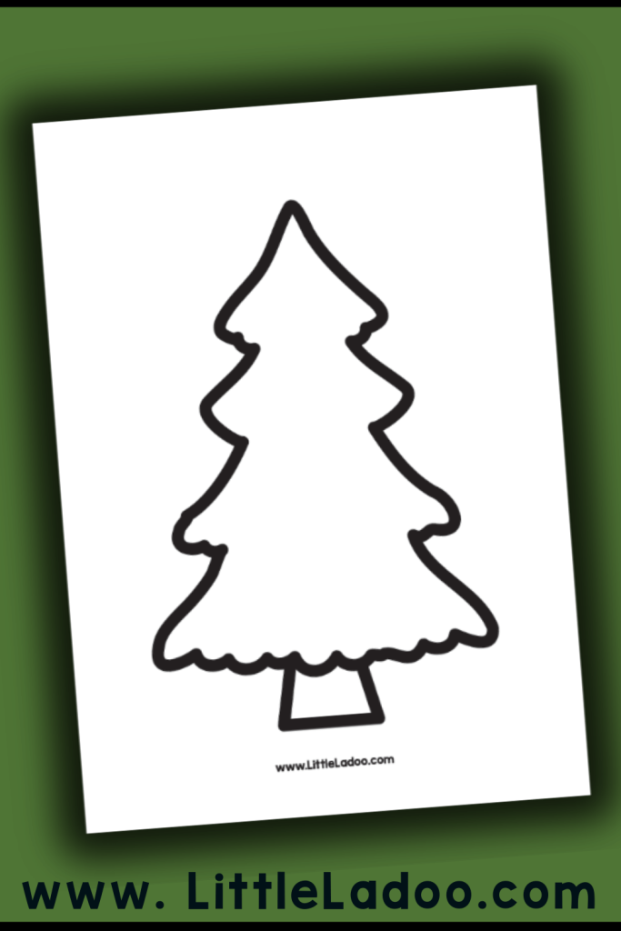 Christmas Tree Templates {Free Printable}