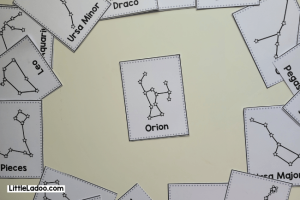 Constellation Flashcards {Free Printable}