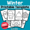 7 Free Printable Winter Templates