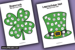St. Patrick's Day Roll and Cover Mats {Free Printable}